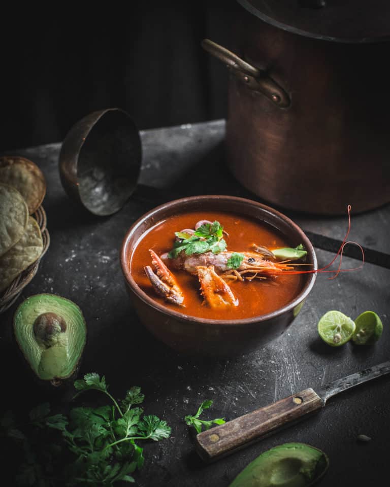 Caldo de Marisco (Spicy Seafood Soup) - Kitchen Wrangler | Melissa Guerra