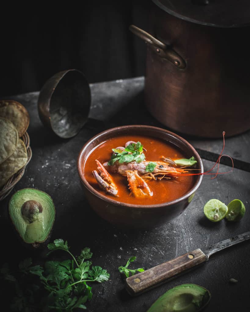 Caldo de Marisco (Spicy Seafood Soup) - Kitchen Wrangler | Melissa Guerra