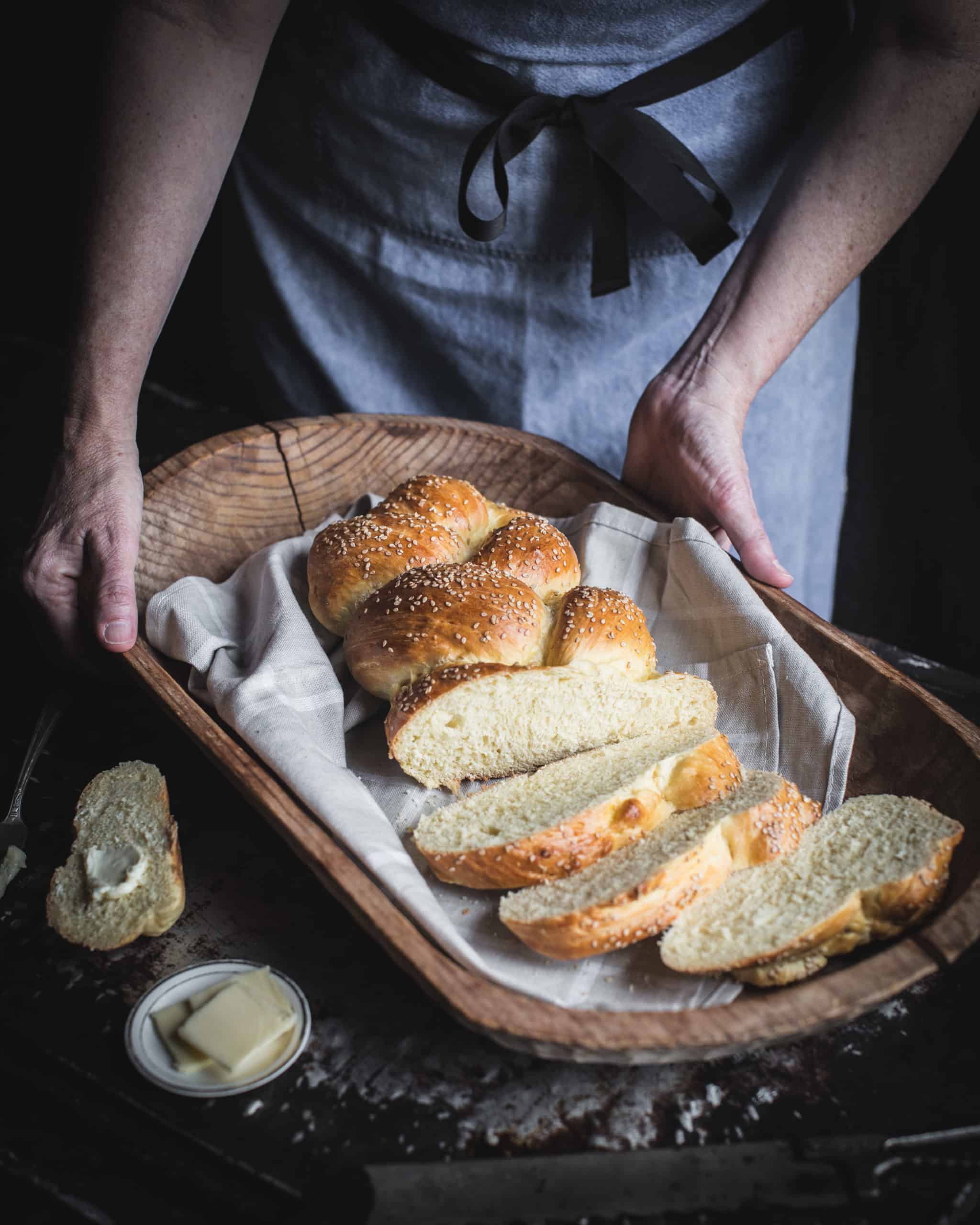 Make Braided Sesame Bread for excellent sandwiches - Kitchen Wrangler ...
