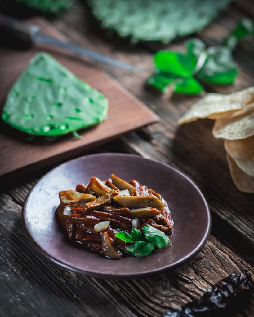 Nopalitos Enchilados - Kitchen Wrangler | Melissa Guerra