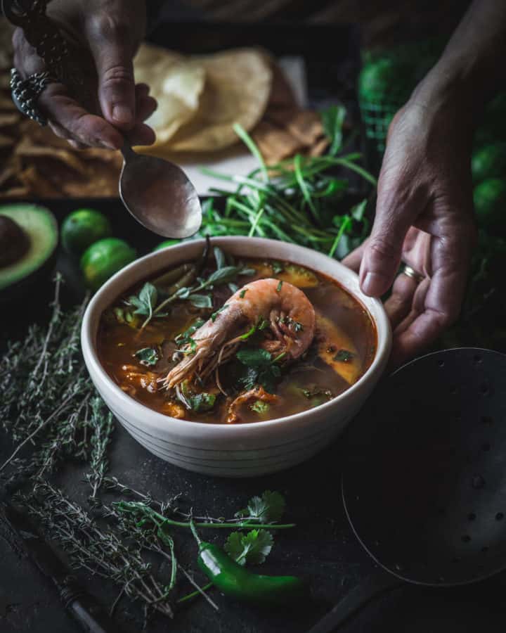 Caldo de Mariscos - Kitchen Wrangler | Melissa Guerra
