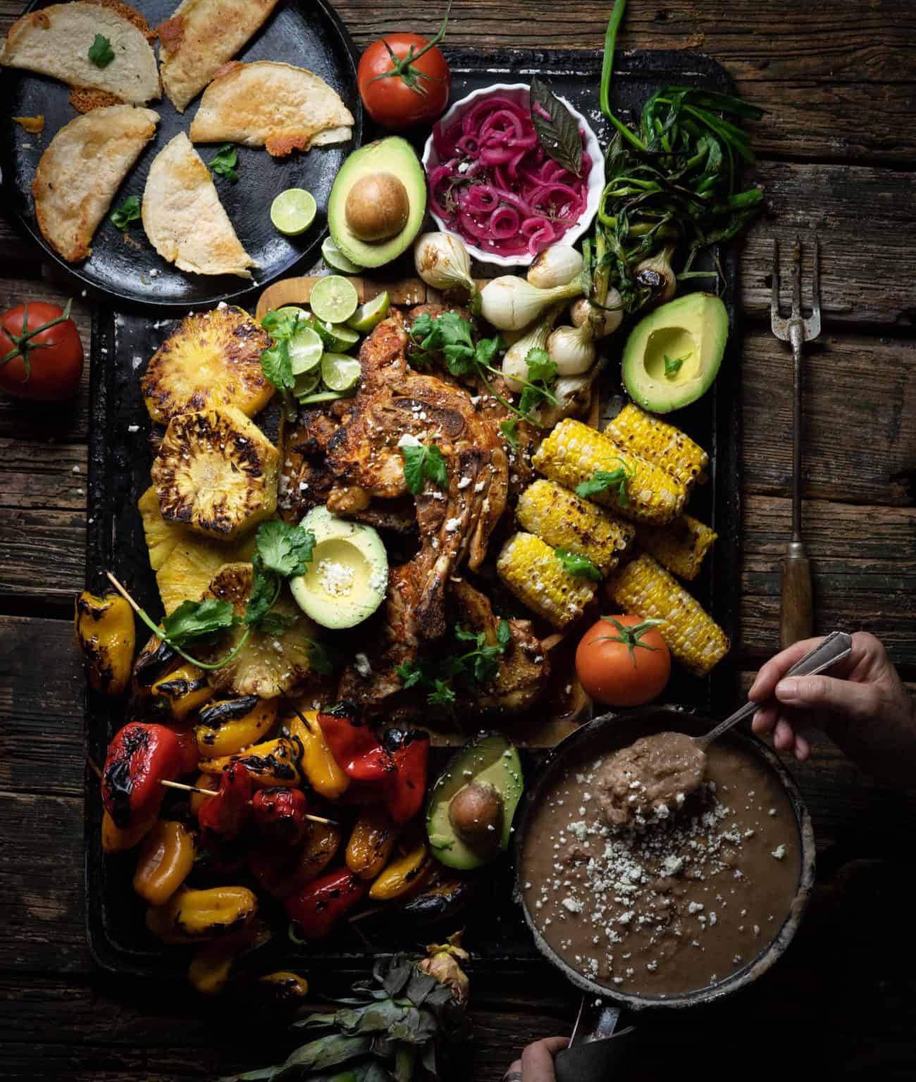 Botana de Pollo Al Pastor - Kitchen Wrangler | Melissa Guerra