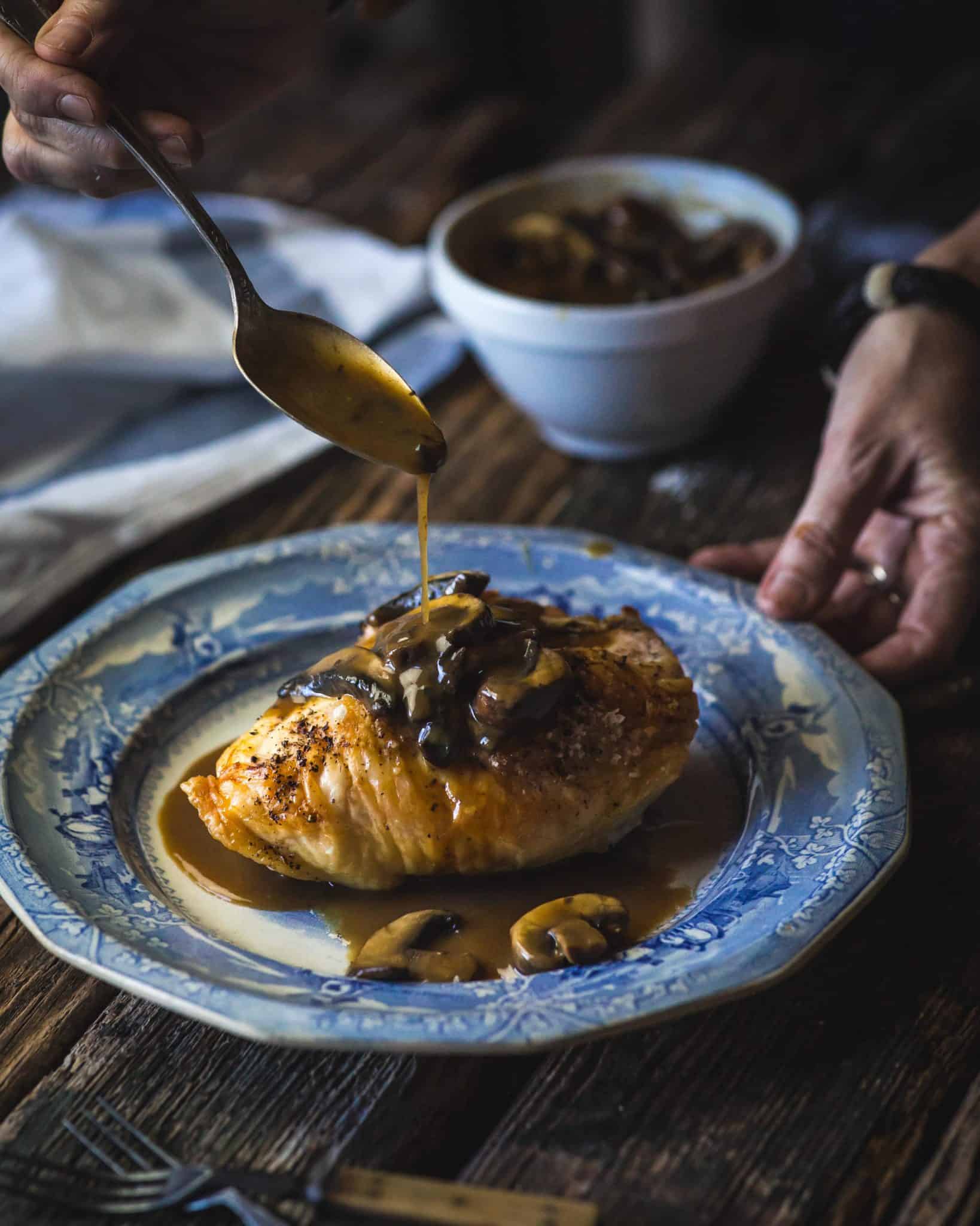 Kitchen Wrangler | Melissa Guerra Easy Roasted Chicken with Mushroom ...