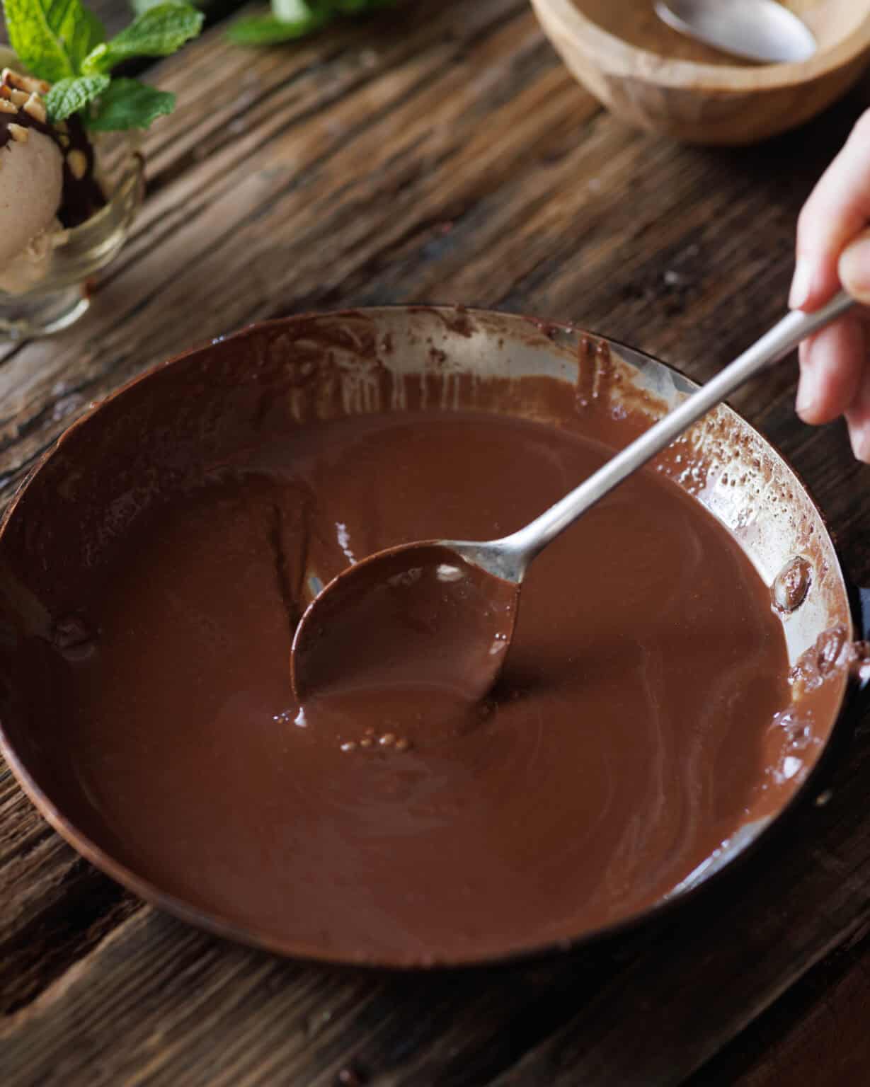 Chocolate Shell Topping for the best sundaes - Kitchen Wrangler ...