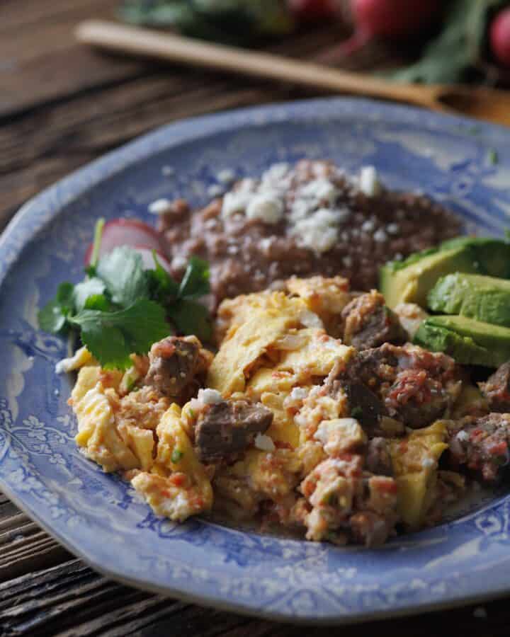 Aporreado - The best Mexican Style Steak and Eggs - Kitchen Wrangler ...