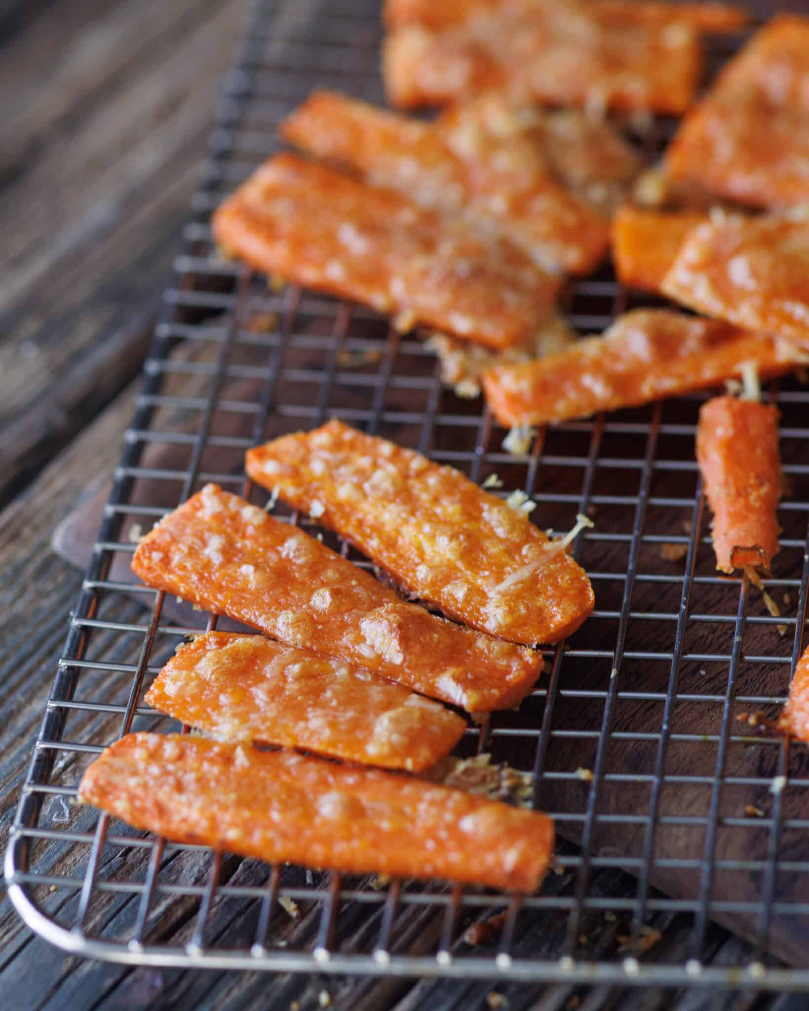 The best Crispy Carrots recipe - Kitchen Wrangler | Melissa Guerra